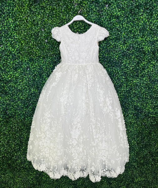 Teter Warm 3D Floral Design with Cap Sleeve Gown GS120 – Sara's ...