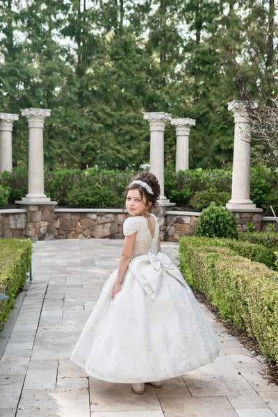 Piccolo Bacio Exclusive Lace and Silk Couture Luciana Gown – Sara's ...