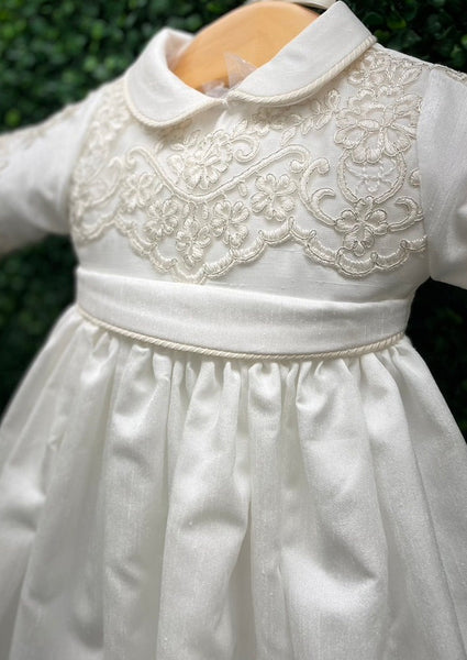 Piccolo Bacio Boy's Silk Scallop Lace Royal Massimo – Sara's Children's ...